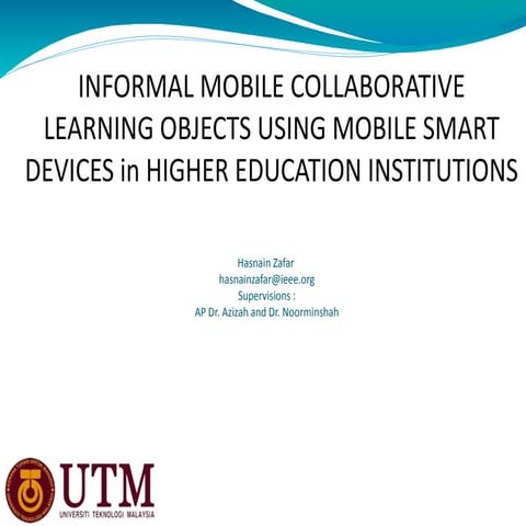 Design of mobile collaborative informal ical2012 v1 | PDF