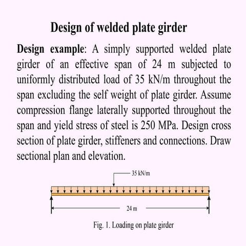 Design of plate girder by LSM flexural cross section.ppt