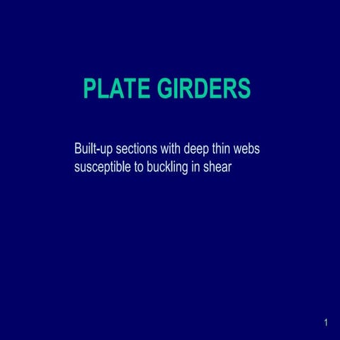 Steel Plate Girder Bridge Design | PDF