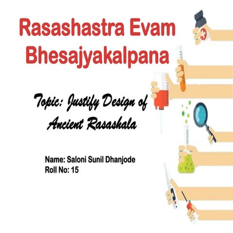 Design of rasashala.pptx .. Rasashastra evam bhesajya kaplana | PPT