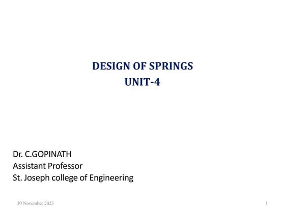 Spring test | PDF