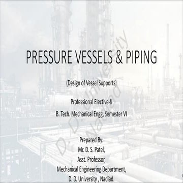 Design of Vessel Supports of pressure vessel.pdf