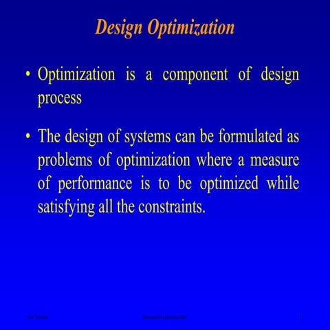 Design Optimizationppt