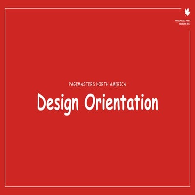 Design Orientation | PPT