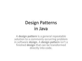 Classification of Design Pattern by Ravi Patki | PPT
