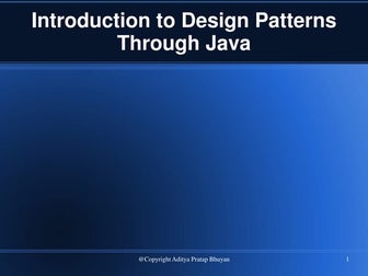 Classification of Design Pattern by Ravi Patki | PPT