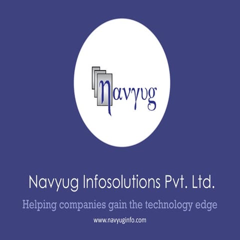 Design portfolio - Navyug InfoSolutions | PDF