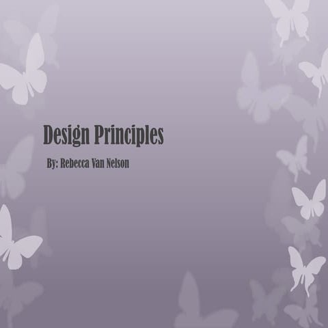 Design principles | PPT