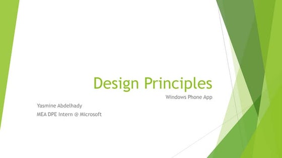 Principles of Interactive Design | PPT