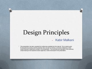 CARP Design Principles | PPT