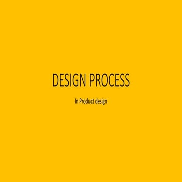 Design process | PDF