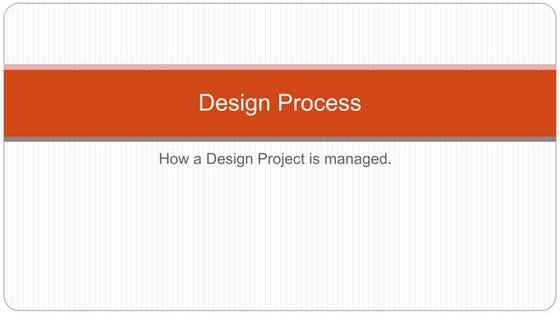 Design Process | PPT