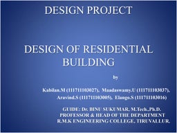 Planning Analysis Designing and Estimation of Residential Building | PDF