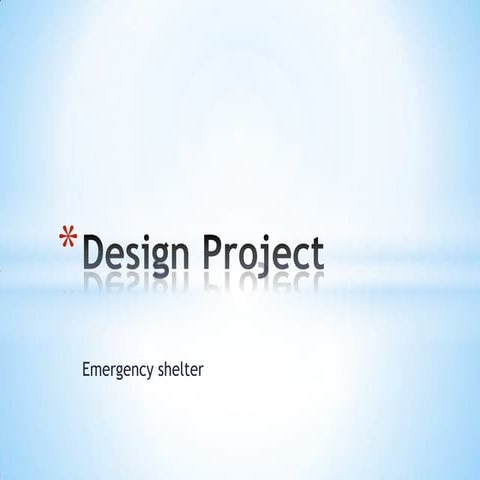 Design project student example | PPT