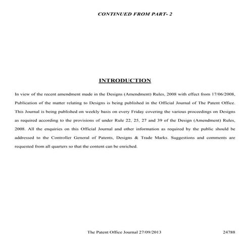 Design registration in india and published industrial design ...