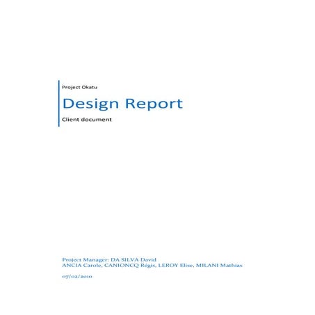 Design report | DOCX