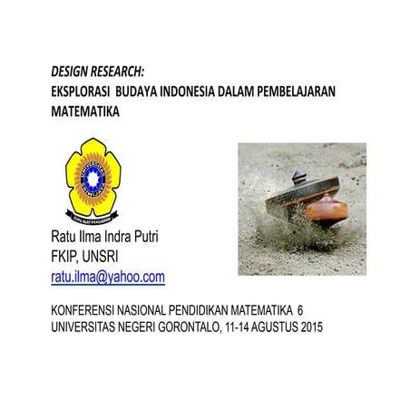 Design research eksplorasi budaya indonesia knpm6 | PDF