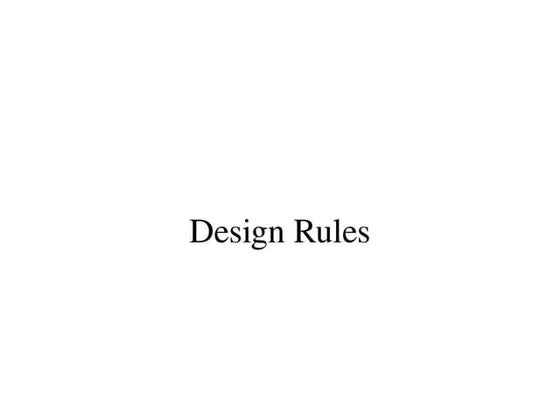 HCI 3e - Ch 7: Design rules | PPT