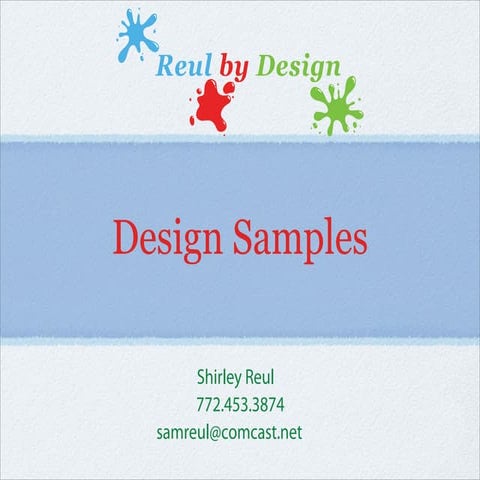 Design samples | PDF