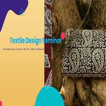 Introduction to Textile Design by Umer Hameed | PDF | Women\'s ...