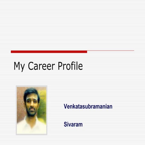 My Profile Presentation.... | PPT