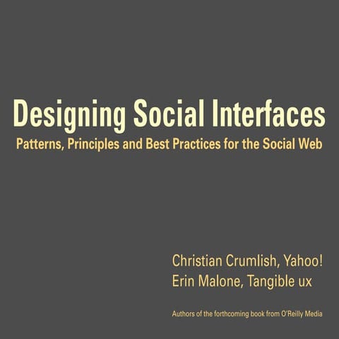 Design social interface | PDF | Social Networking | Internet