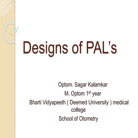 Design's of pal's | PPTX