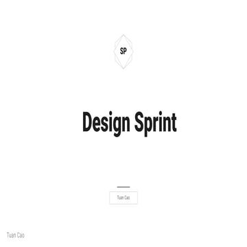 Design sprint- Step by Step guide | PDF