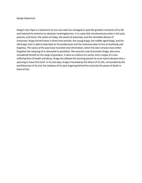 Theatre Metaphor | PPT