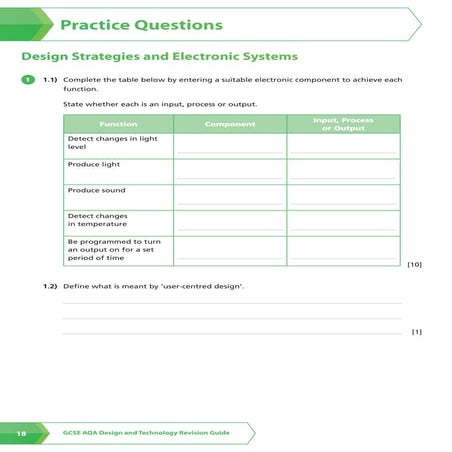 Heys D&T Revision 1: Approaches to Designing Practice Questions | PDF