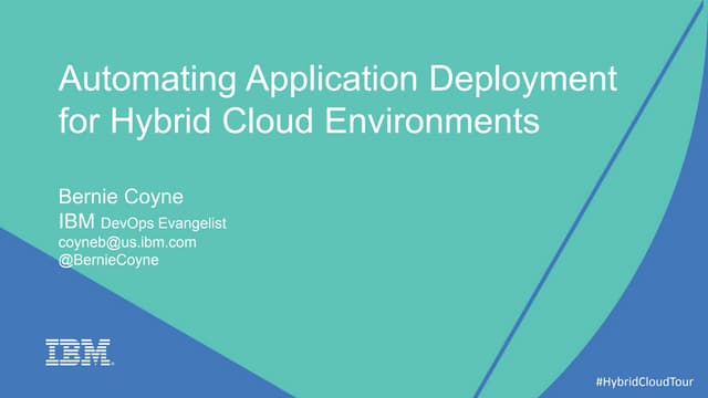 Design - Automating Application Deployment for Hybrid Cloud ... Design - Automating Application Deployment for Hybrid Cloud ...