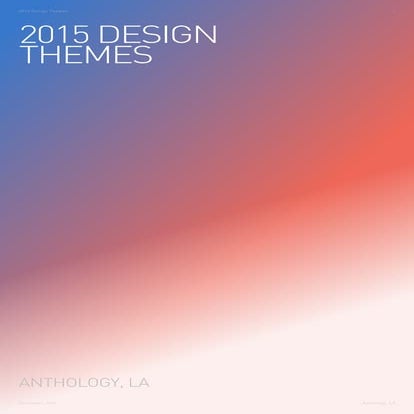 2015 Design Themes | PDF