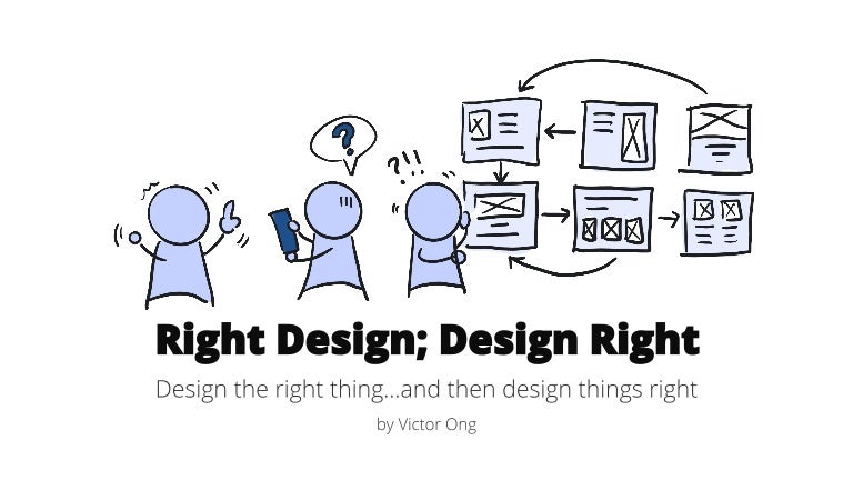 Design the Right thing ... and then Design things Right - UXSEA Summi…