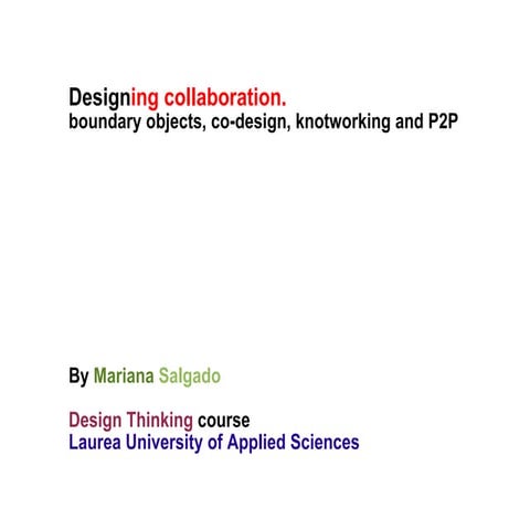 Designing collaboration | PPT