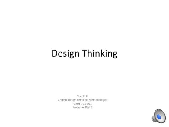 Design Thinking | PDF