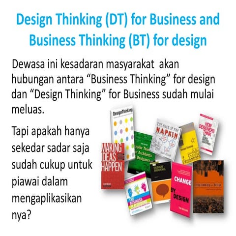 Design thinking (dt) for business and | PPTX