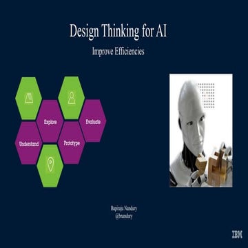 Design Thinking for AI - improve Efficiencies | PPTX