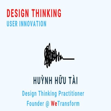 Design Thinking_User Innovation | PDF