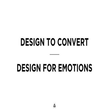 Design to Convert. Design for emotions | PDF