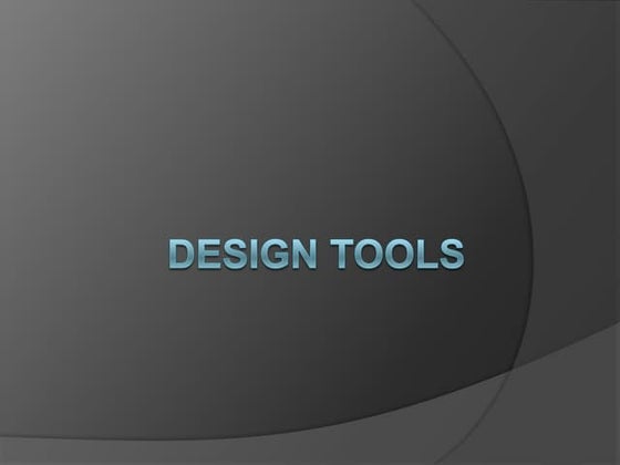 Design tools | PPT