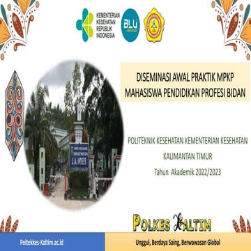 Desiminasi Awasl Mpkp Kebidanan Pptx