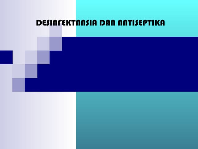 Sterilisasi dan disinfeksi | PPT
