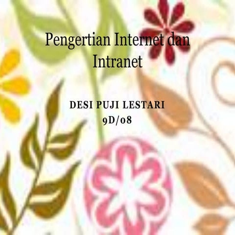 Internet dan intranet | PPTX