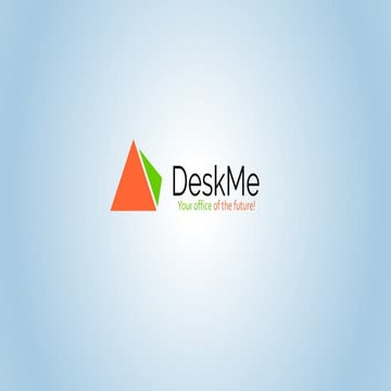 DeskMe, the easiest office booking experience! | PPTX