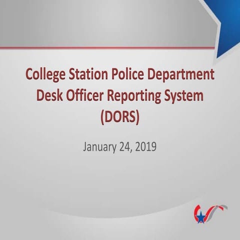 Desk Officer Reporting System | PPTX