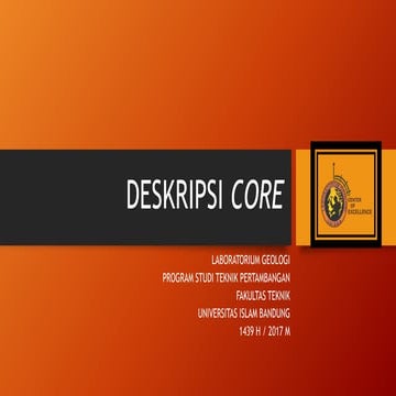 Deskripsi core | PPTX