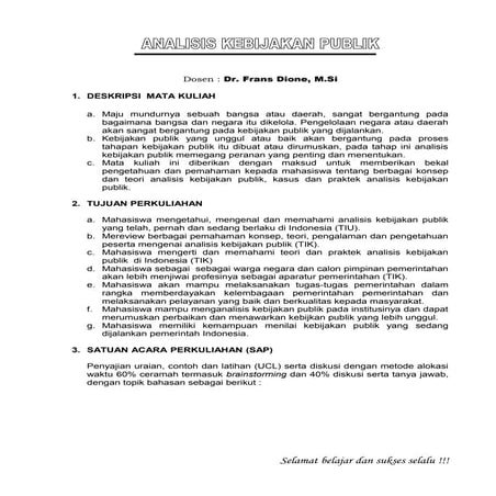 Deskripsi mk akp | PDF