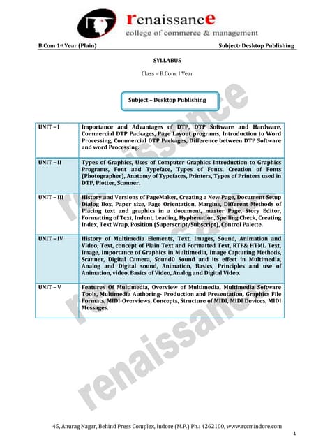 Desktop Publishing | PPT