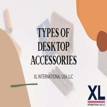 Types of Leather Desktop Accessories | PPTX