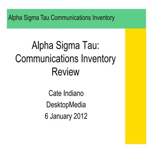 AST Presentation | PPT